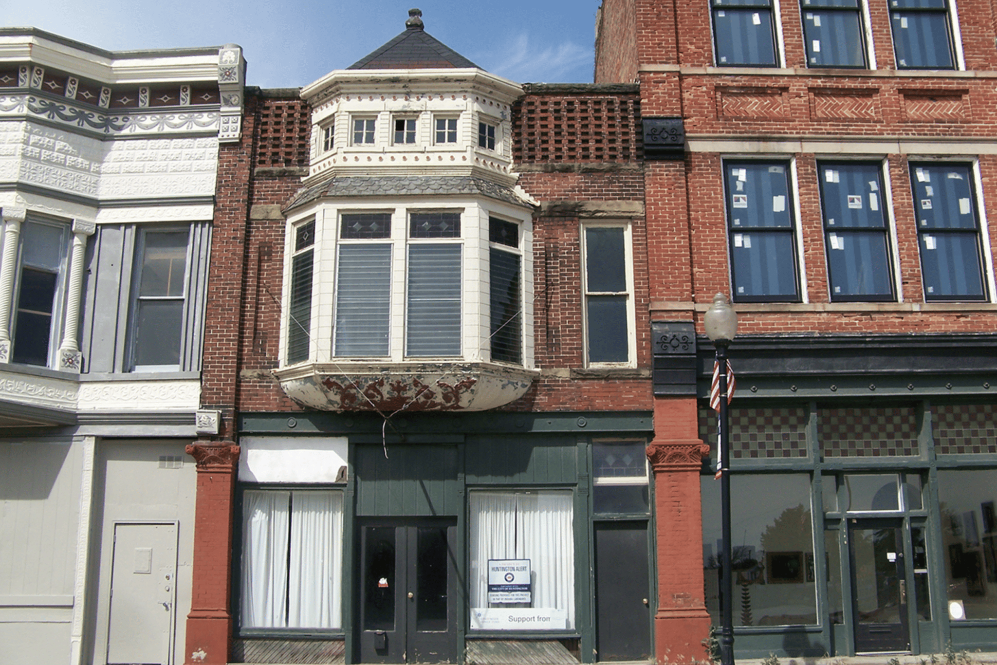 Circa 1890 Indiana Commercial Building For Sale With Apartment $50K
