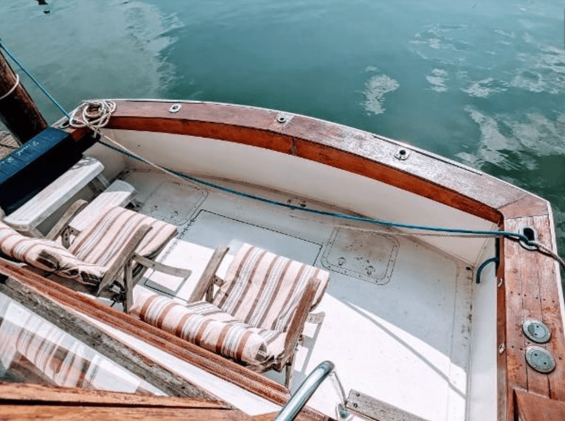 Circa 1969 Pacemaker Alglas Cockpit Motor 48' Yacht Live-Aboard Boat ...