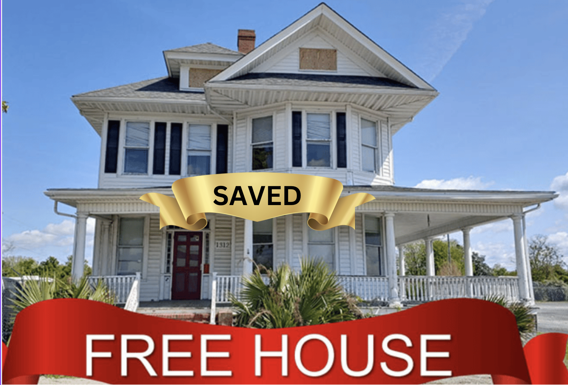 Update on the Free House - The Tisdale House in New Bern Saved