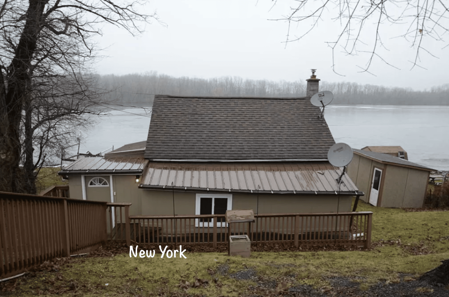 Under $75K Thursday - Circa 1940 New York Waterfront Home With Dock on ...