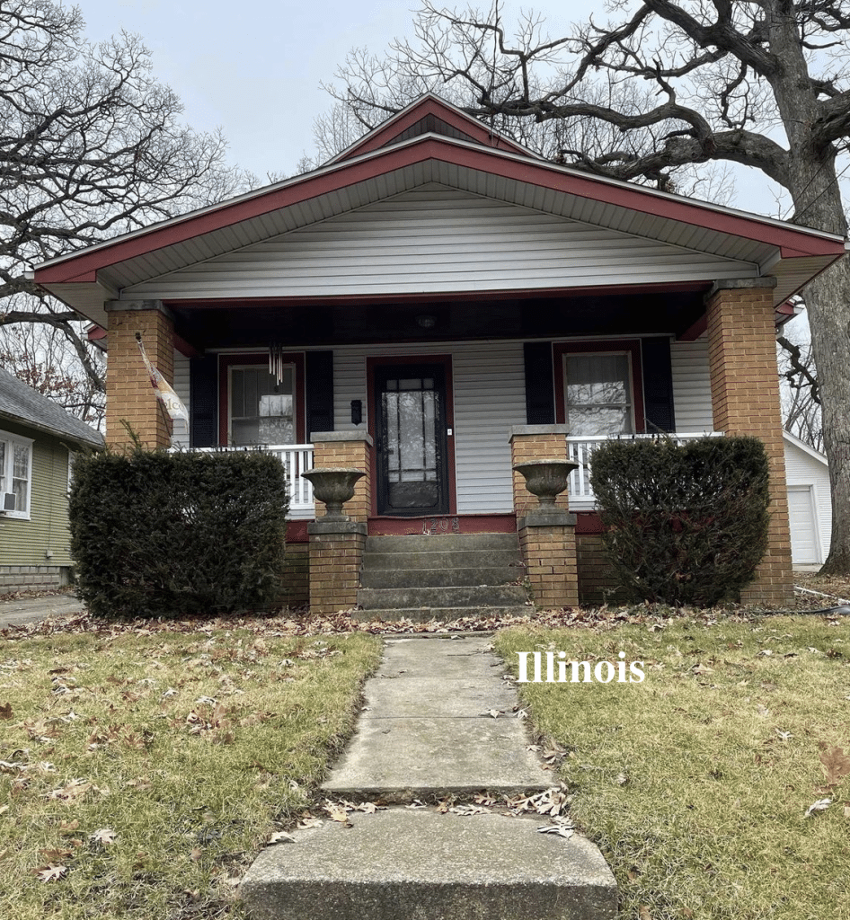Circa 1928 Illinois Starter Home Under $55K