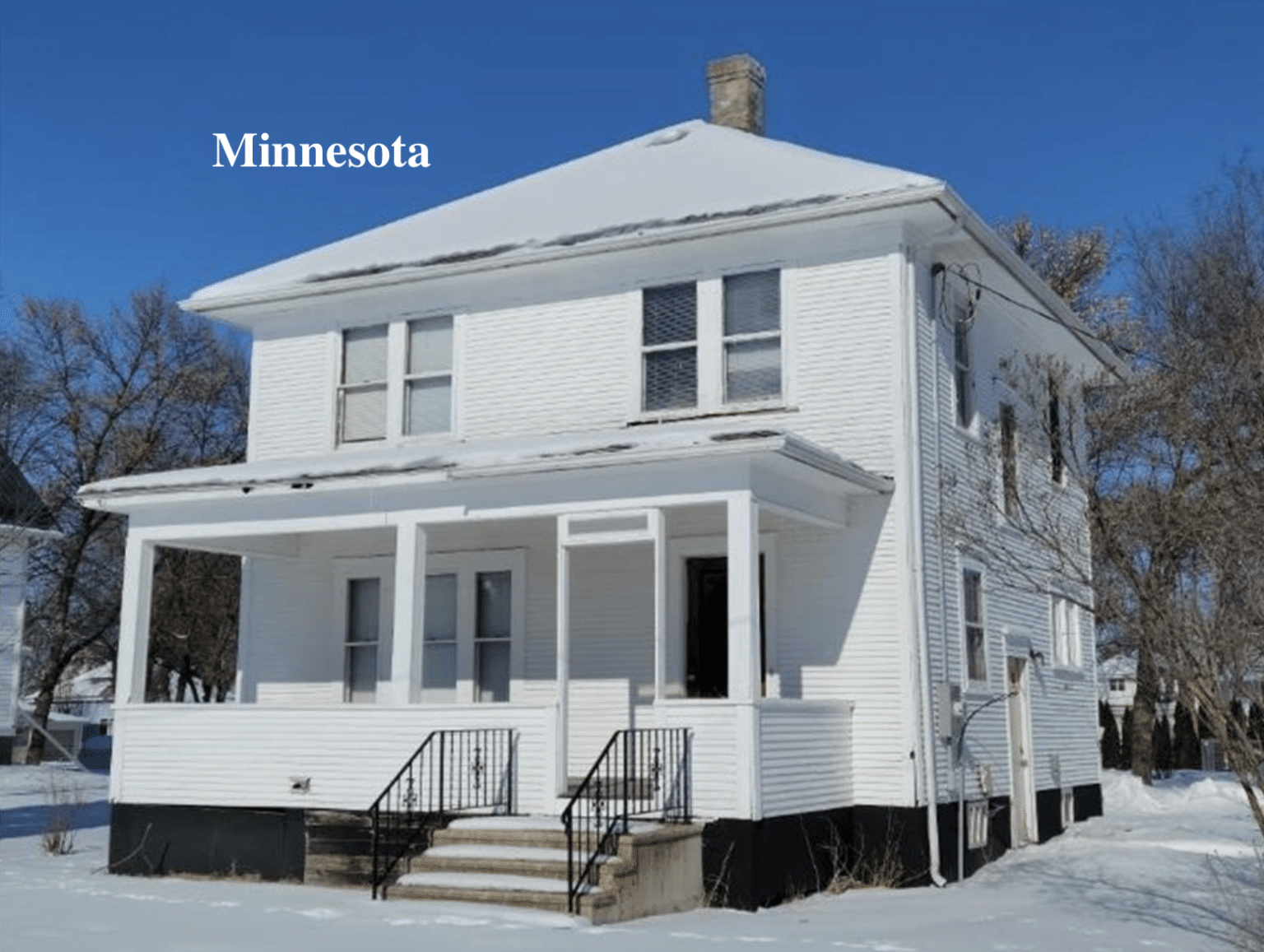 Circa 1910 Minnesota Foursquare $40K