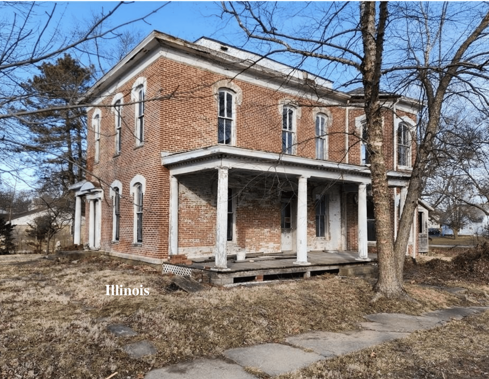 Save This Old Circa 1868 Illinois Fixer Upper Italianate $15K