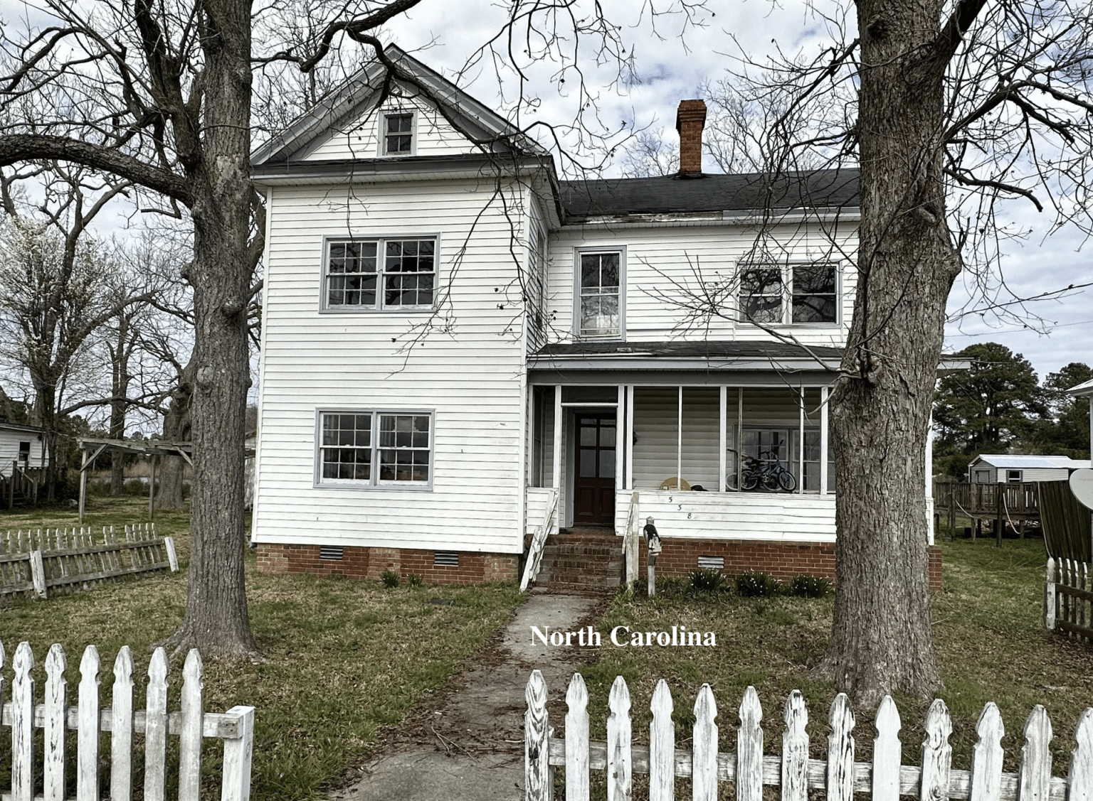 Circa 1902 Inner Banks North Carolina Fixer Upper $58K