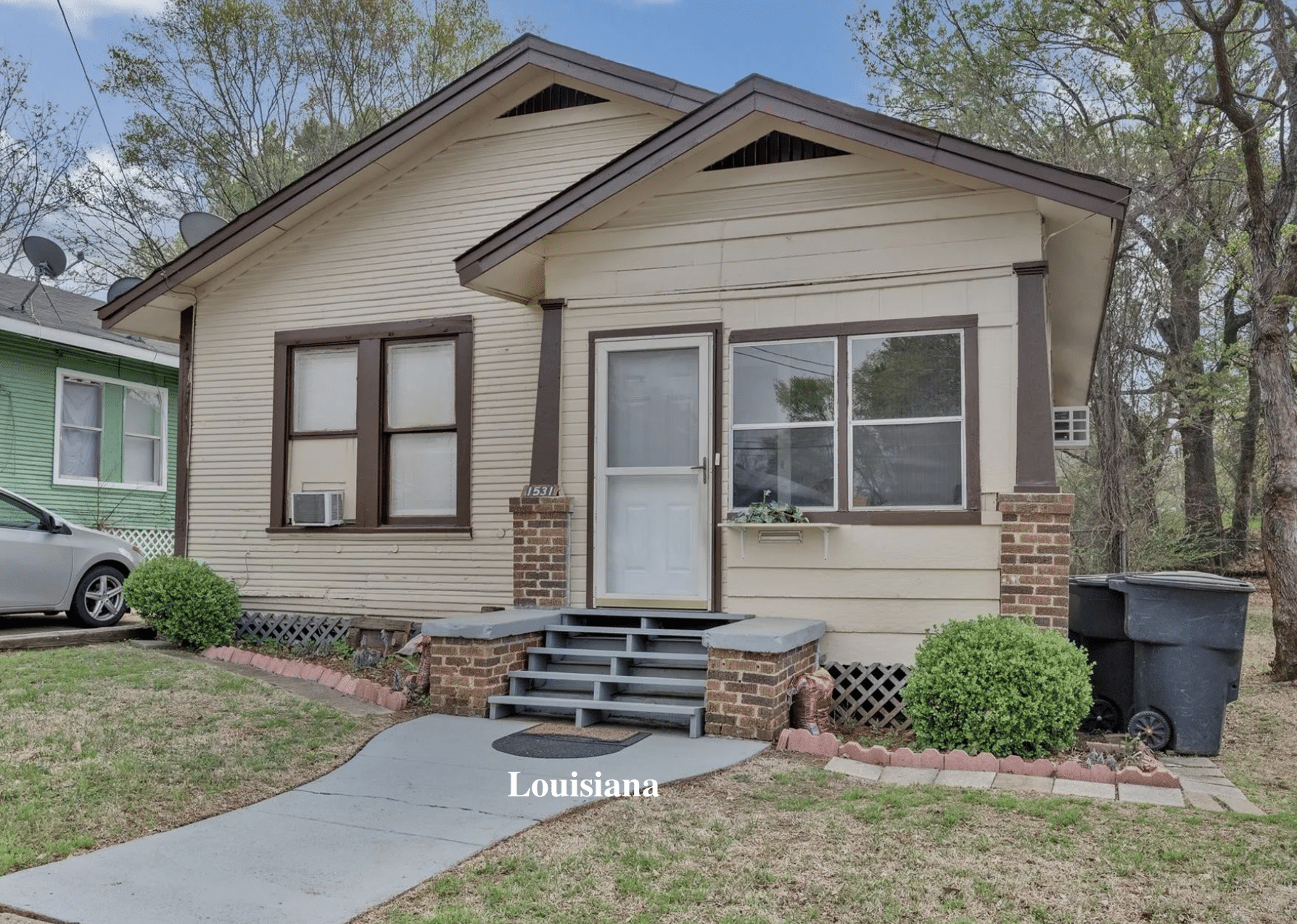Louisiana Affordable Home - c.1950 Bungalow $45K