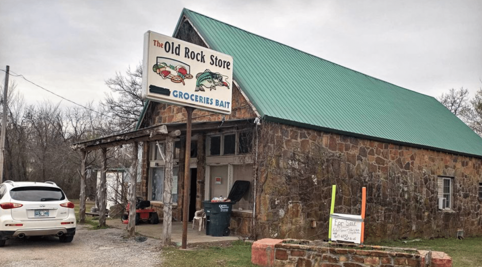 Old Rock Store with Apartment in Oklahoma $50K