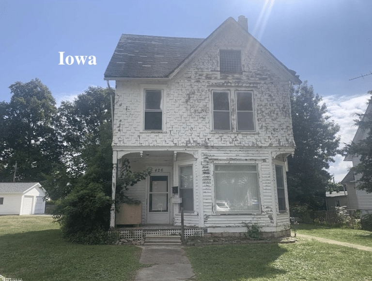 Circa 1880 Iowa Victorian Fixer Upper Under $24K