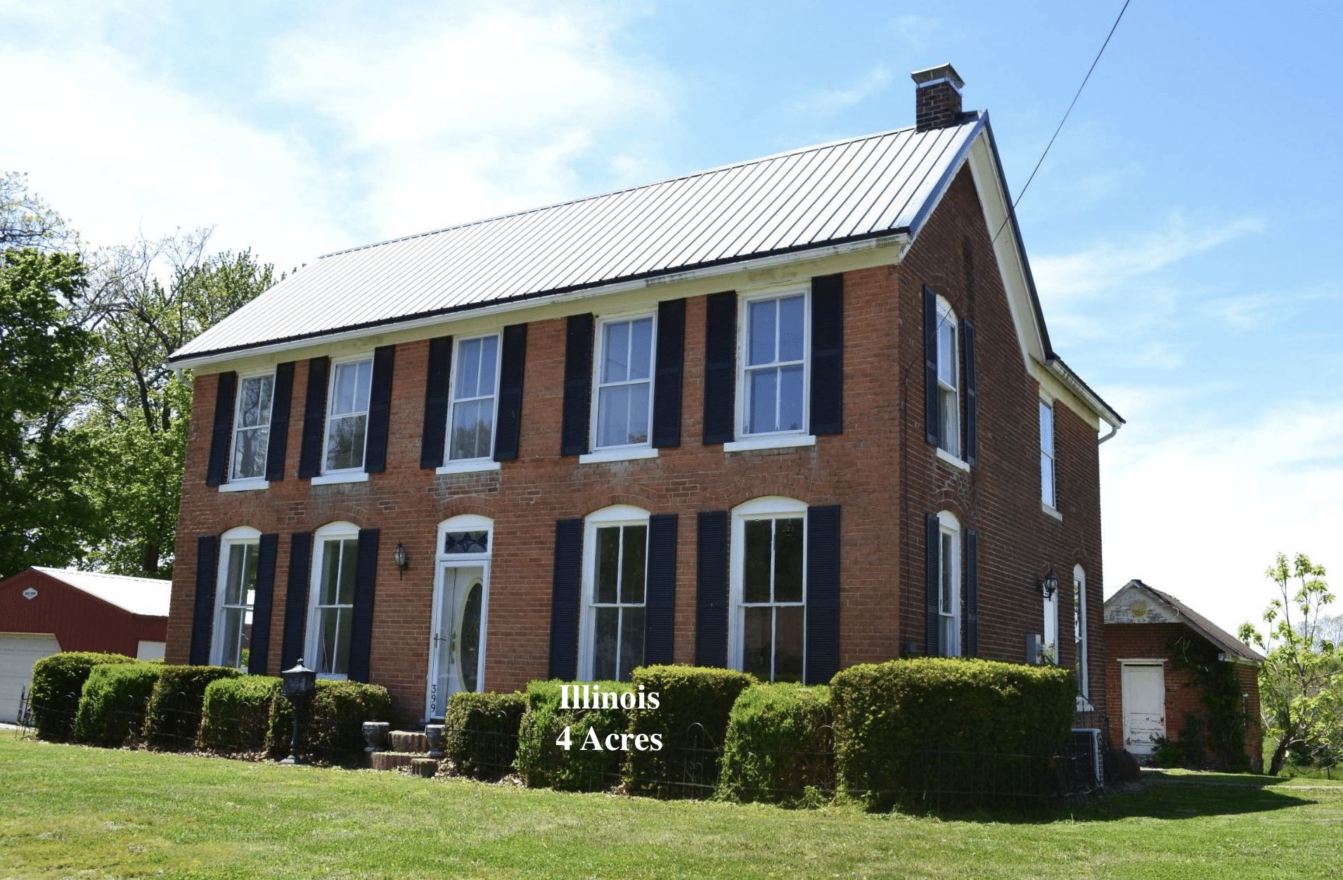 Cheapish Circa 1840 Illinois Handyman Special on 4 Acres $135K