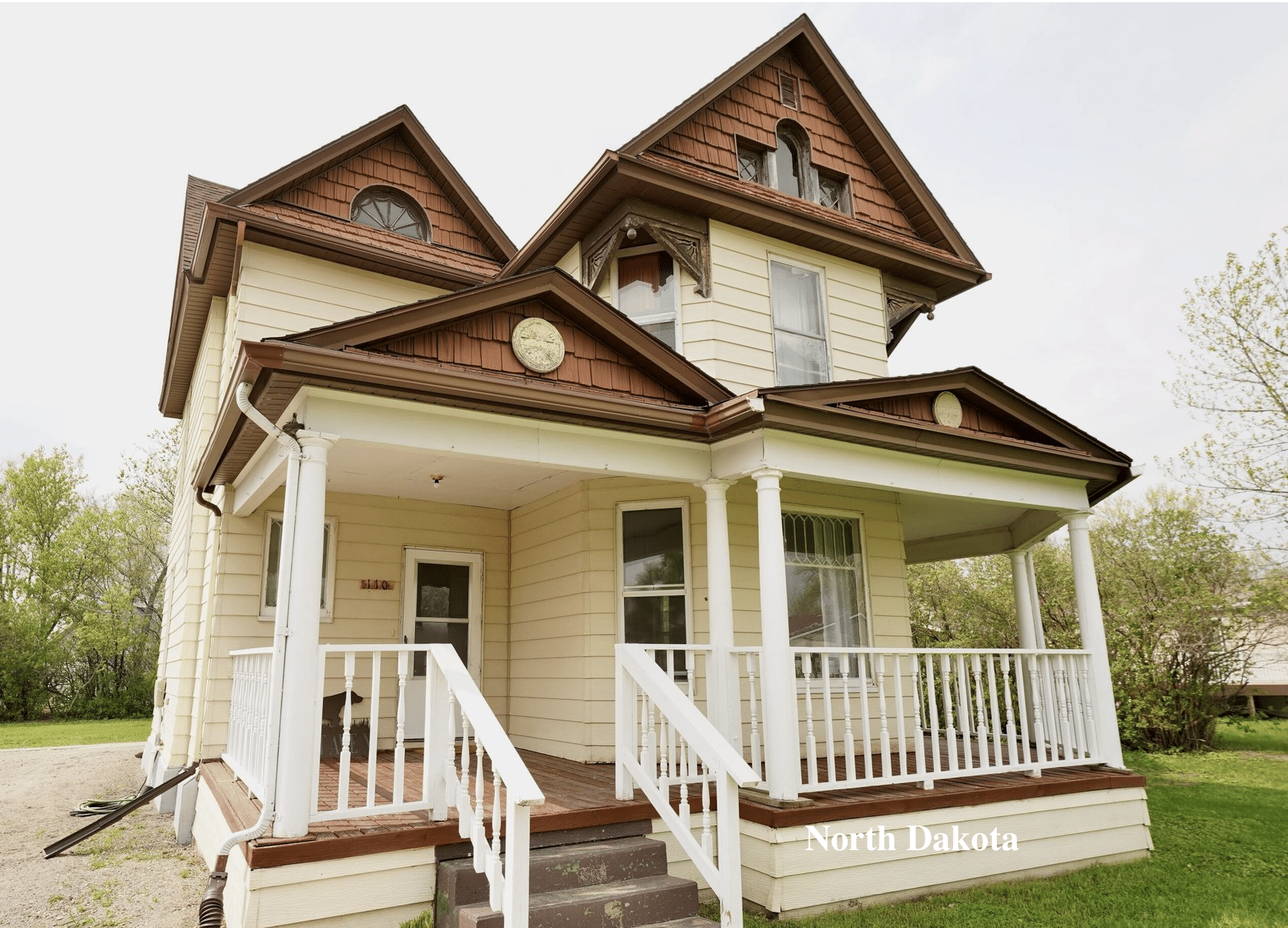 Cheapish Circa 1899 North Dakota Victorian Home For Sale Under $90K