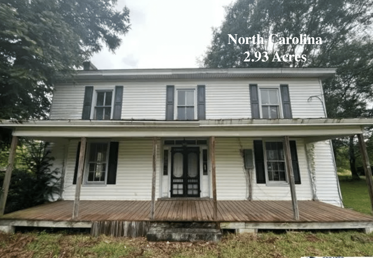 Under $100K Sunday - Circa 1908 North Carolina Fixer Upper Farmhouse on ...