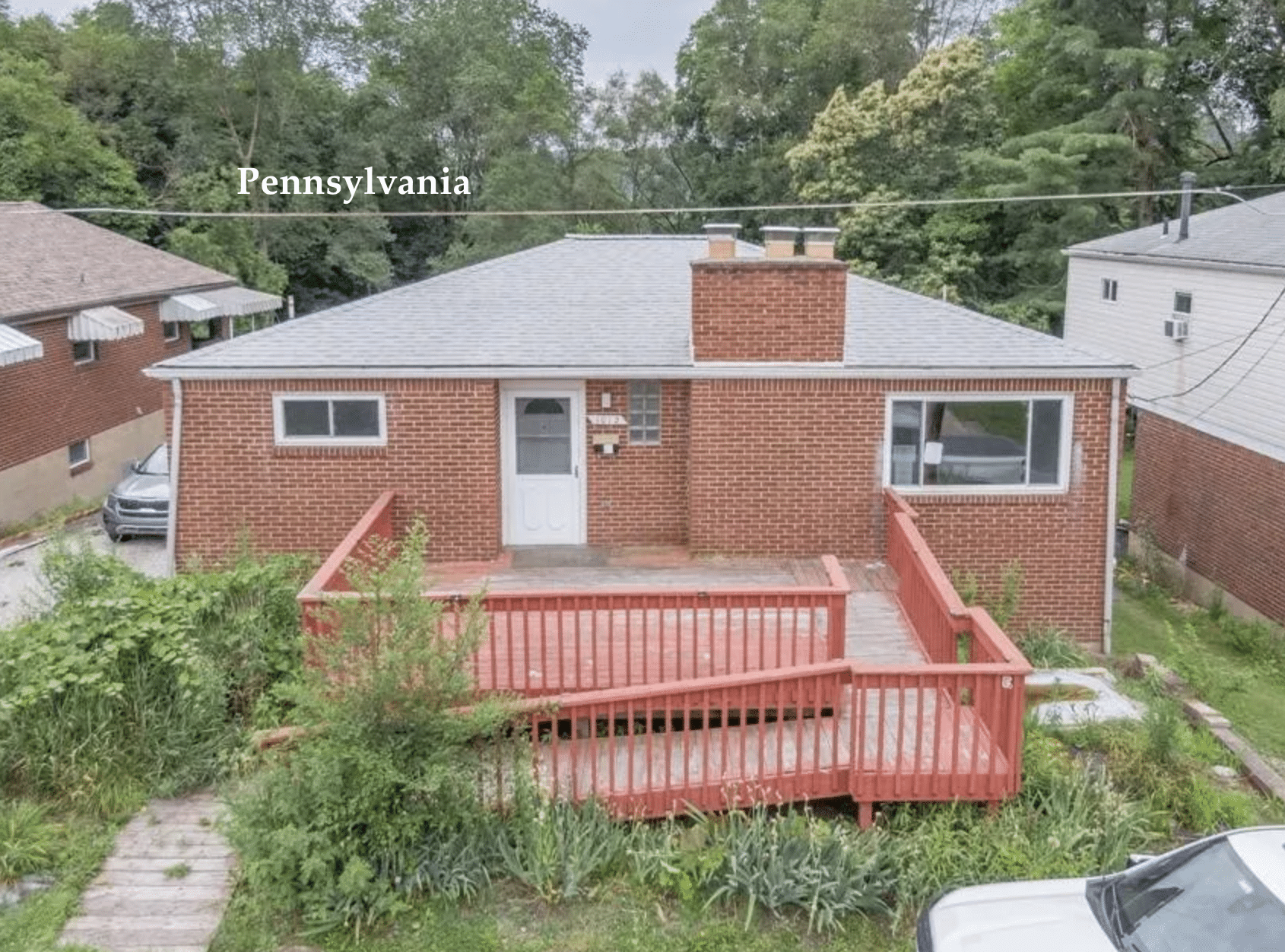 1958 Brick Ranch - Pennsylvania Foreclosure $53K
