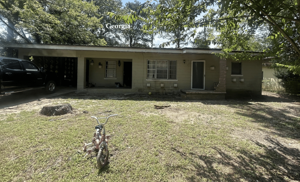 Circa 1960 Georgia Mid-Century Concrete Block Home Under $50K