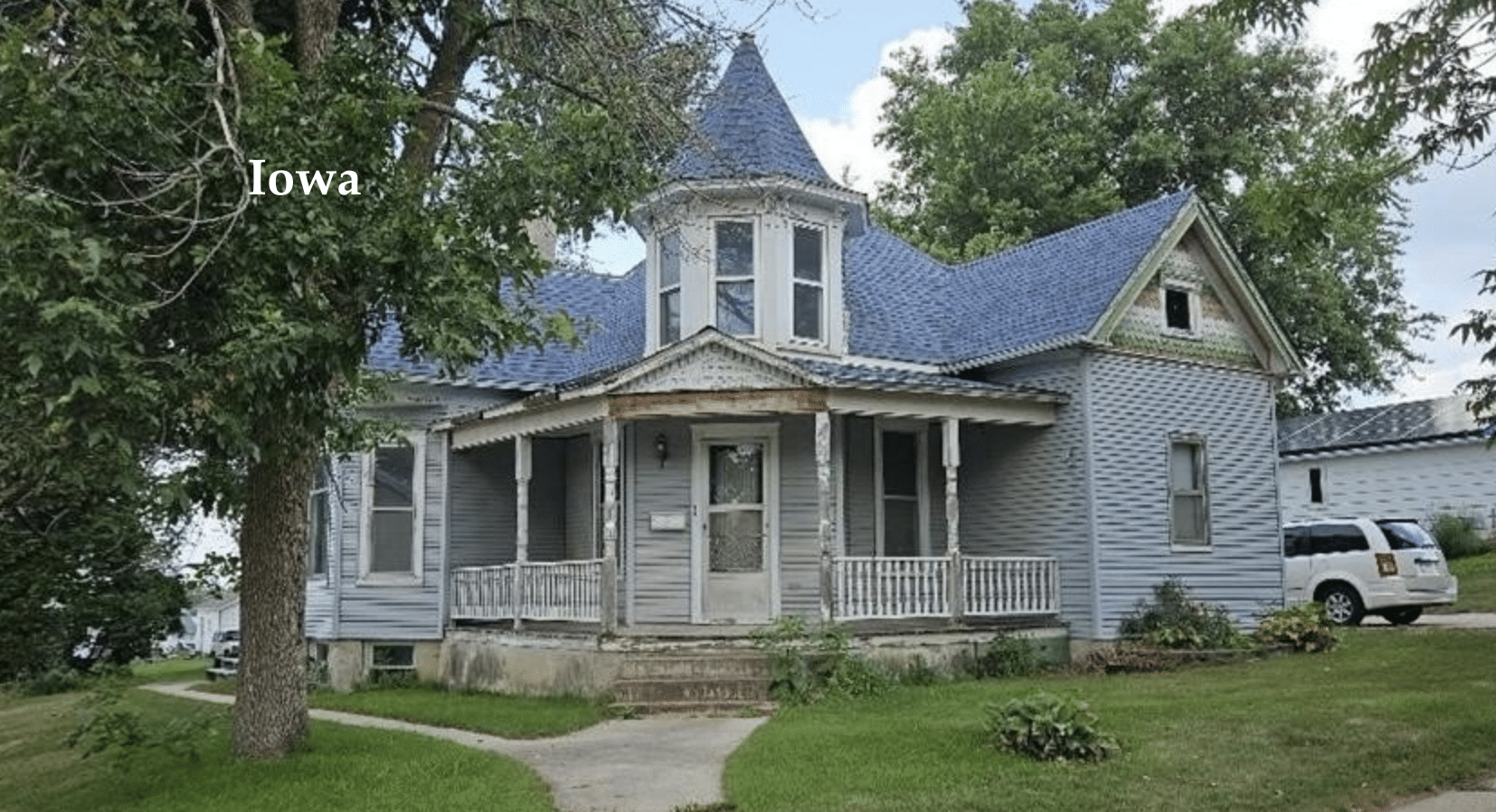 $100K Sunday - Circa 1890 Iowa Queen Anne Victorian For Sale Under $70K