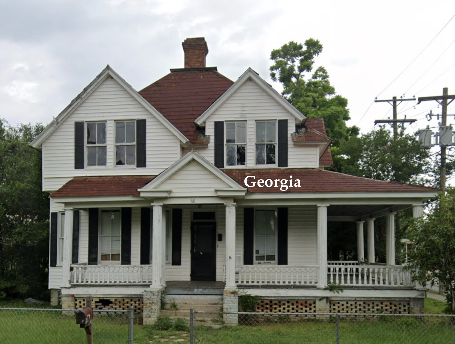 Cheapish Circa 1900 Georgia Victorian Home For Sale Under $93K
