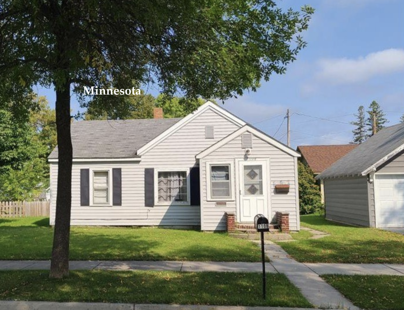 c.1935 Cute Cheap House in Minnesota Under $55K