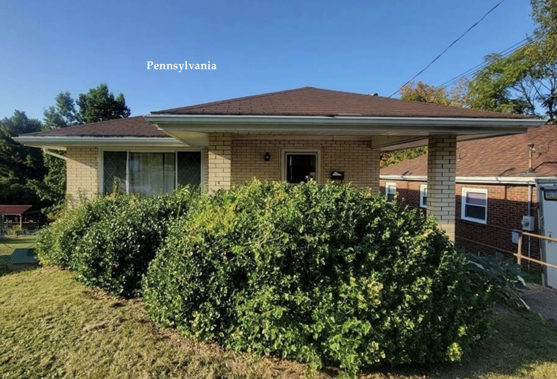 Brick 1959 Cheap House in Pennsylvania $45K