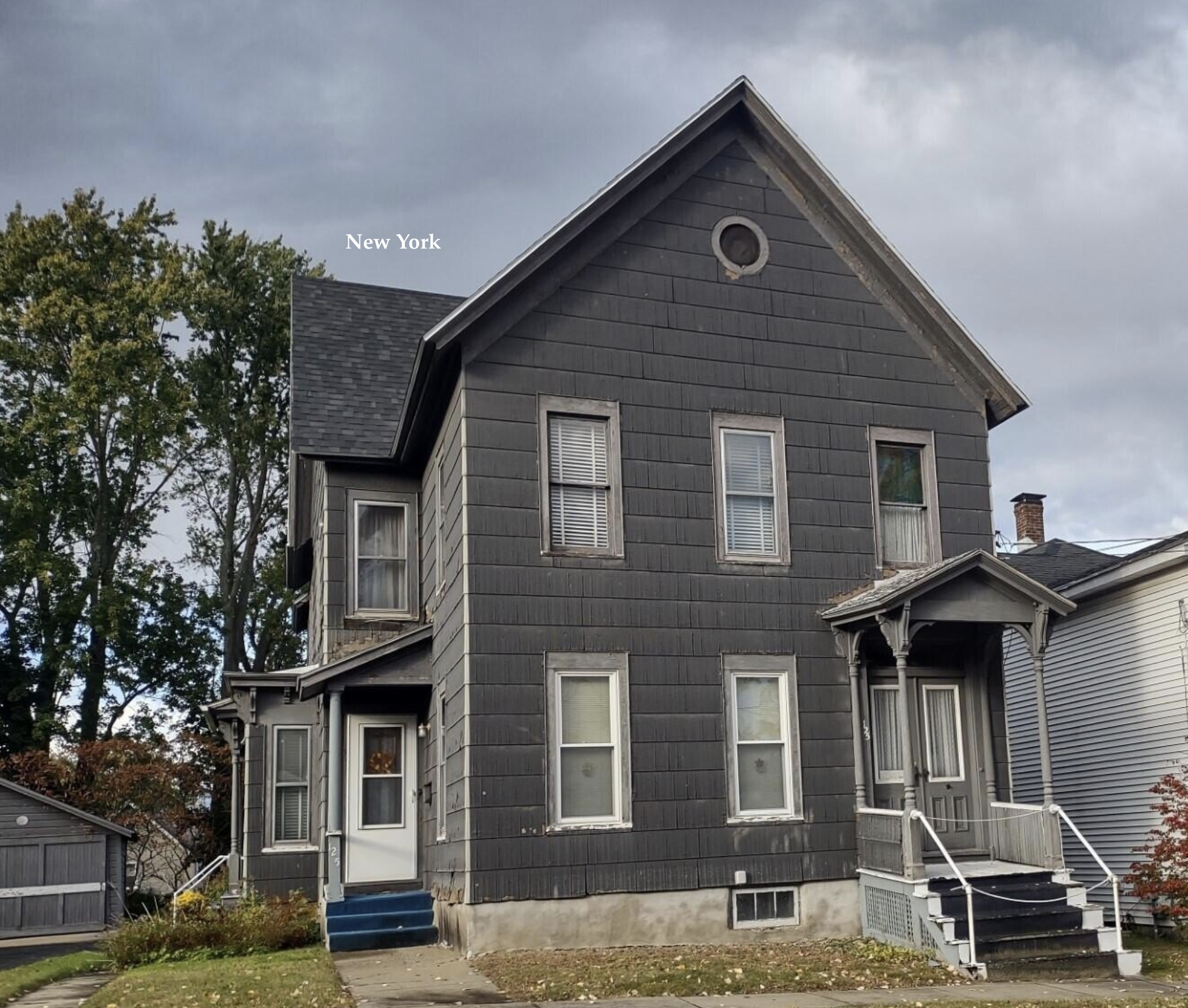 c.1920 Multi-Family Home Sale in New York Under $55K - Lovely Details