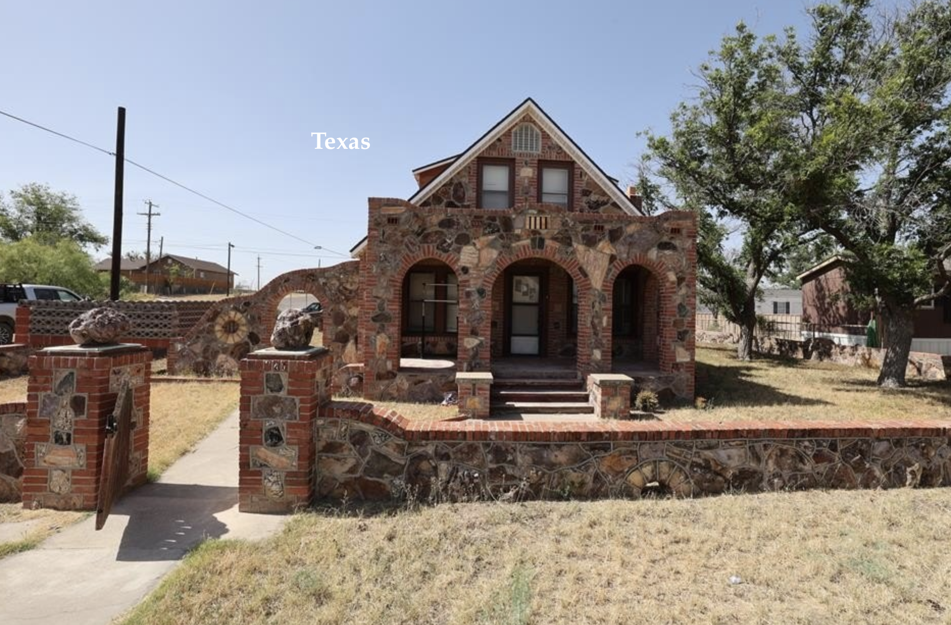 Cheapish and Unique Texas Stone House For Sale $78K