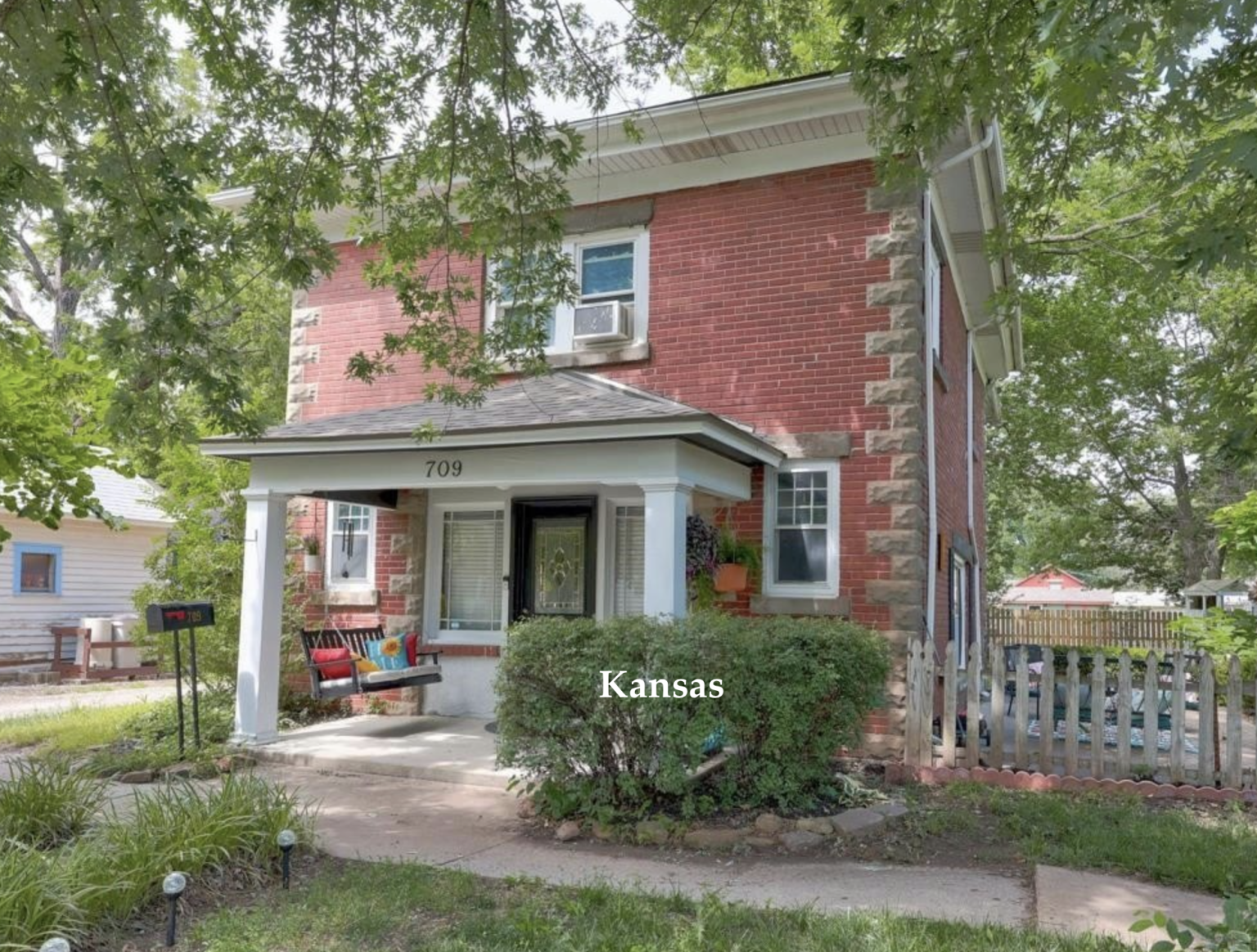Under $100K Sunday - Brick c.1915 Kansas Home For Sale $100K
