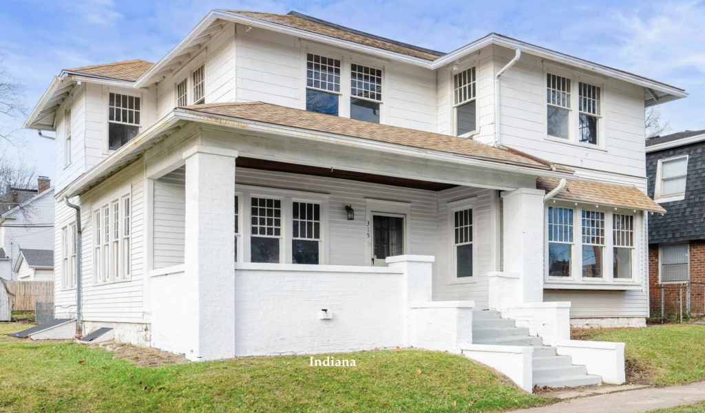 c.1900 Indiana Home For Sale $125K