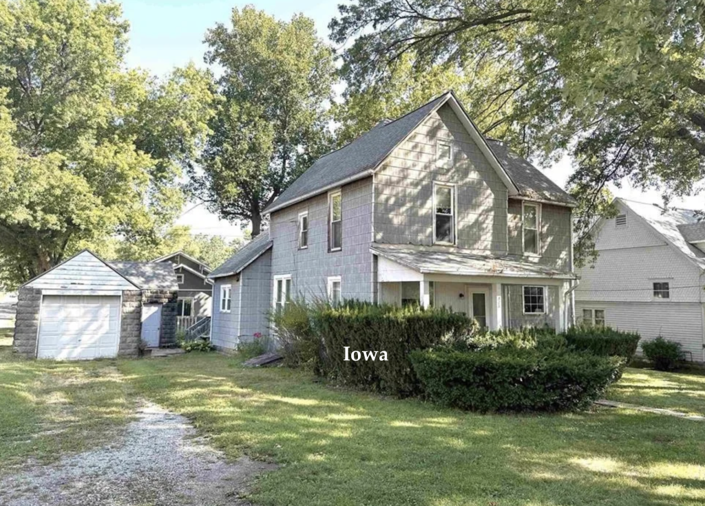 c.1900 Handsome Affordable Iowa Home $59,900