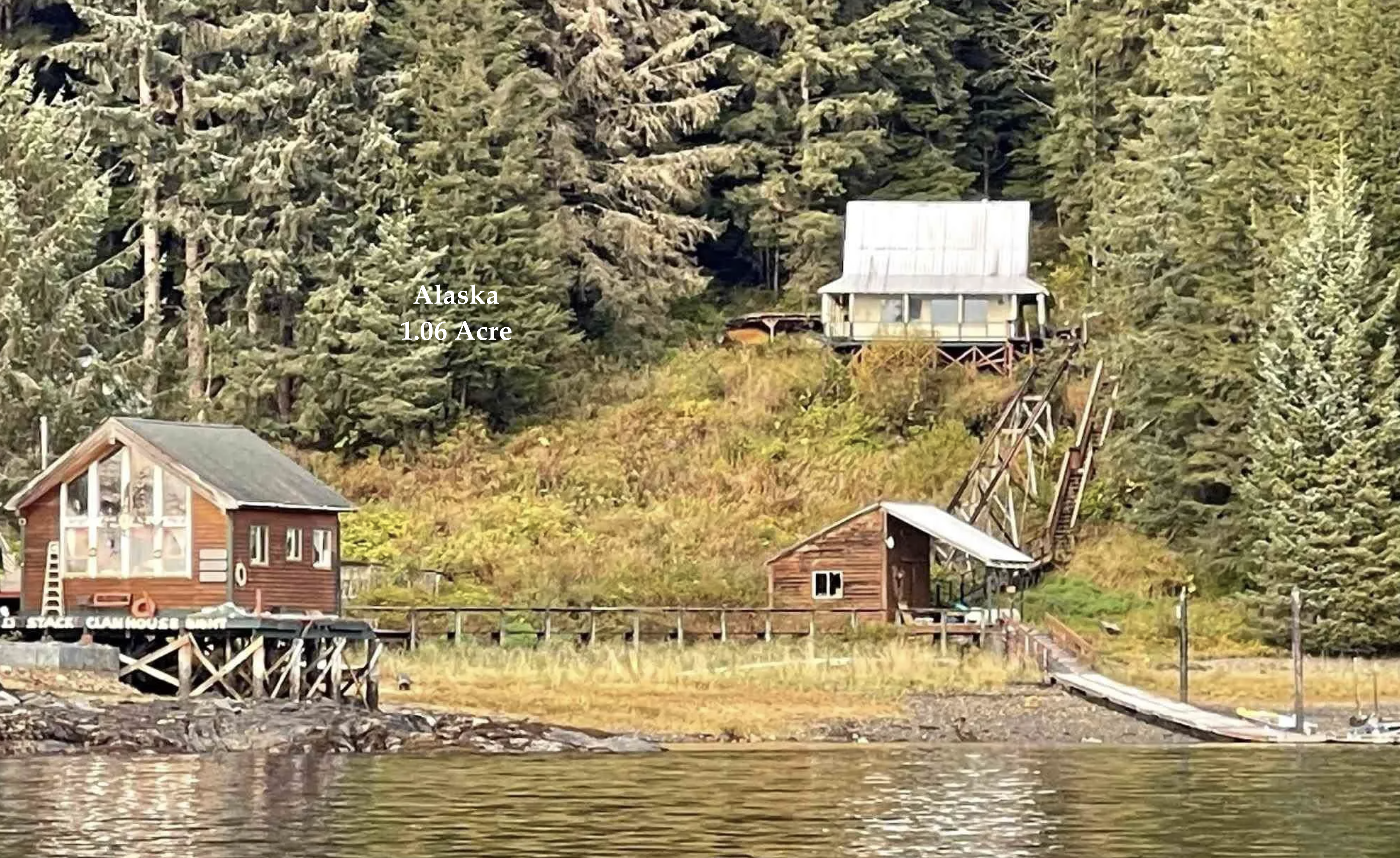 c.1885 Alaska Home With Water View and 1.06 Acres $199K