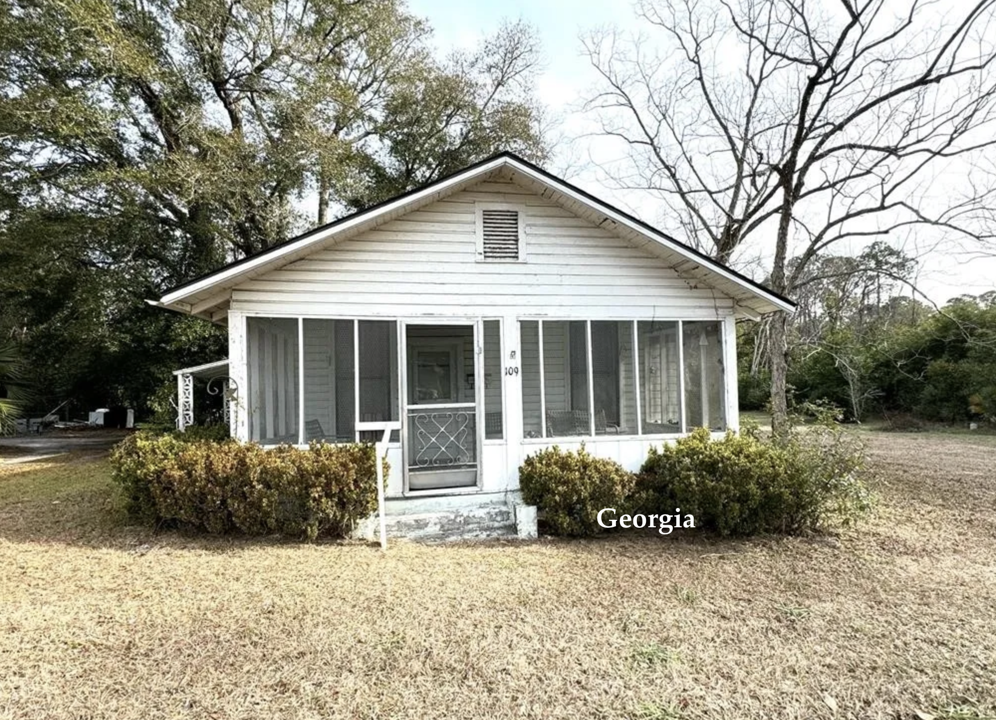 c.1945 Cute and Affordable Georgia Starter Home $47K
