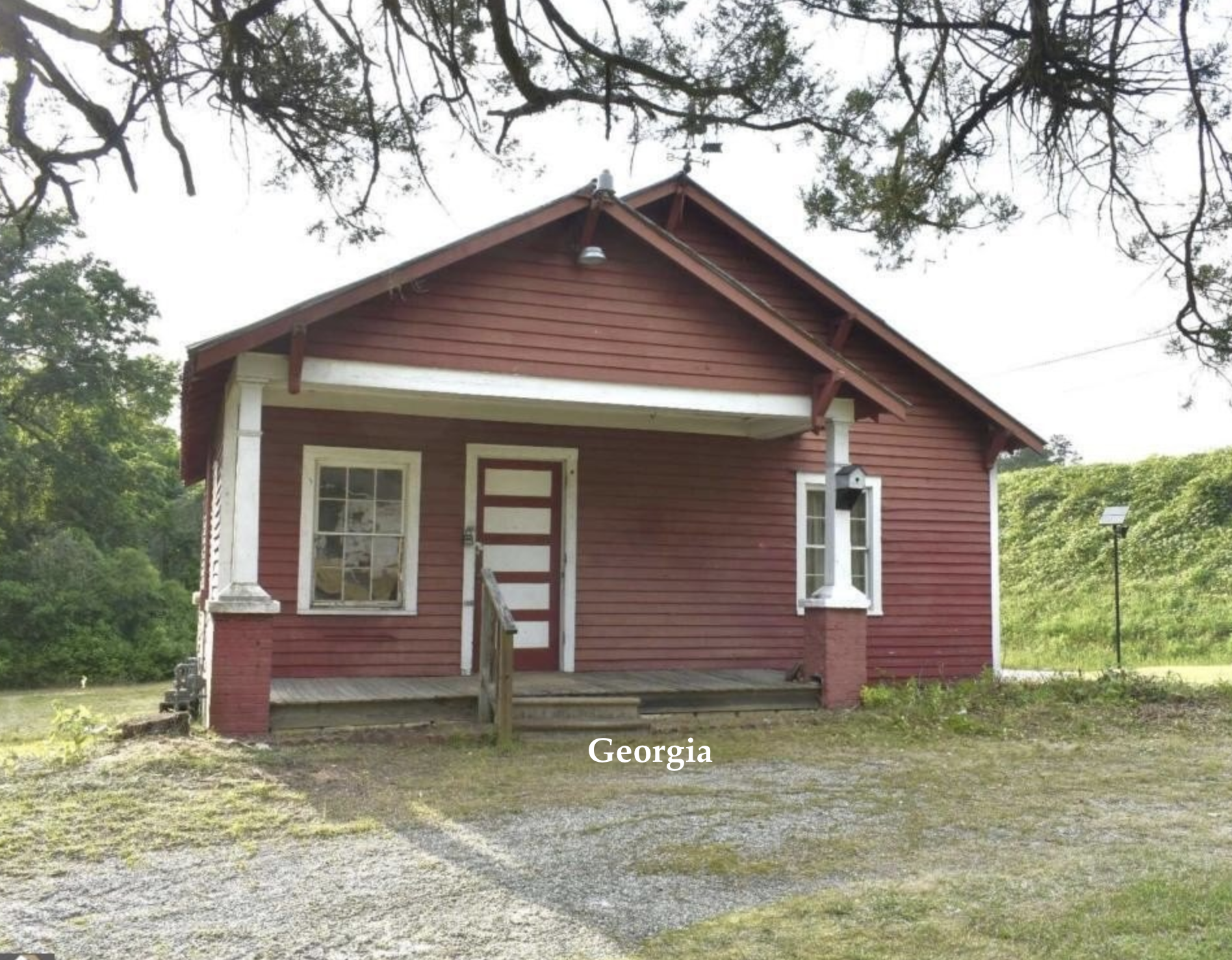 c.1925 Georgia Fixer Upper on Half+- Country Acre $47K