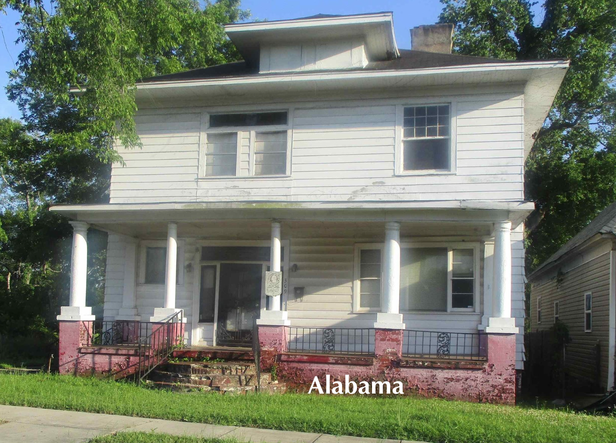 c.1920 Alabama Historic House For Sale $45K