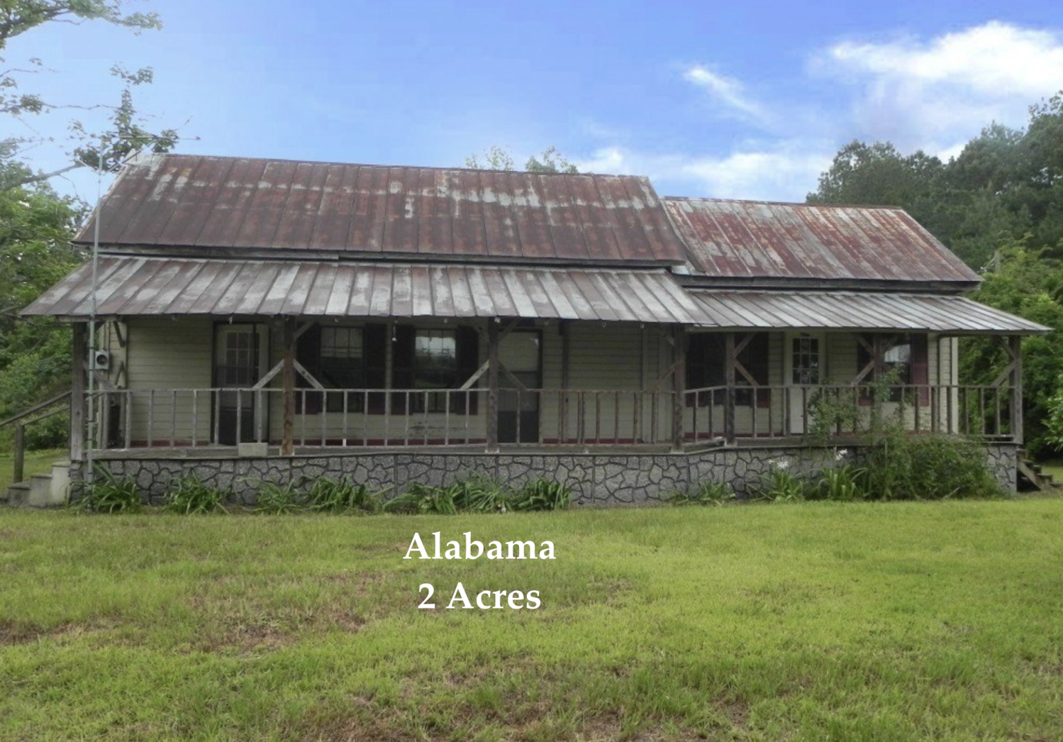 1967 Alabama Country House For Sale on 2 Acres Reduced to Under $35K