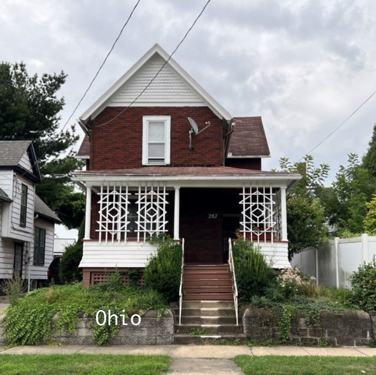 c.1908 Three Bedroom Affordable Ohio Home $55K