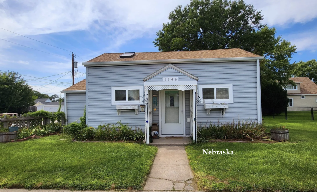 c.1945 Small Affordable Nebraska Home For Sale $50K