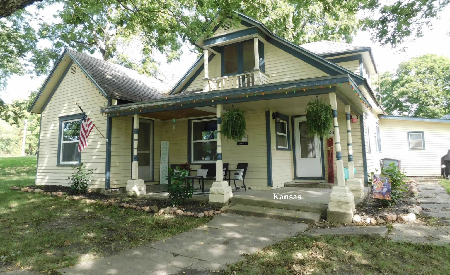 Sweet c.1900 Affordable Kansas Home For Sale Under $43K