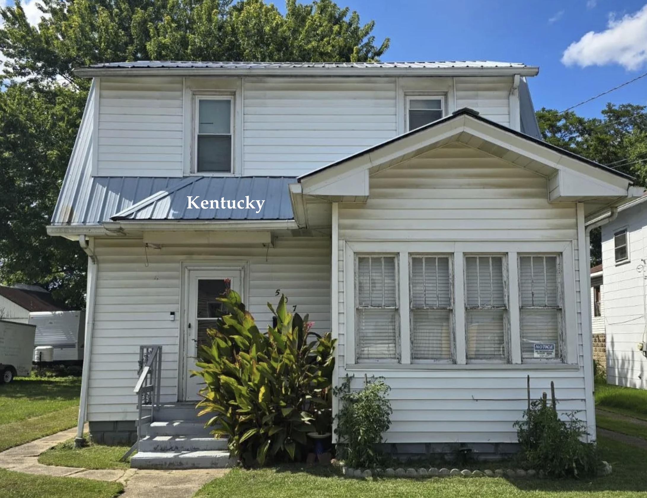 c.1930 Four Bedroom Affordable Kentucky Home For Sale Reduced to Under $55K