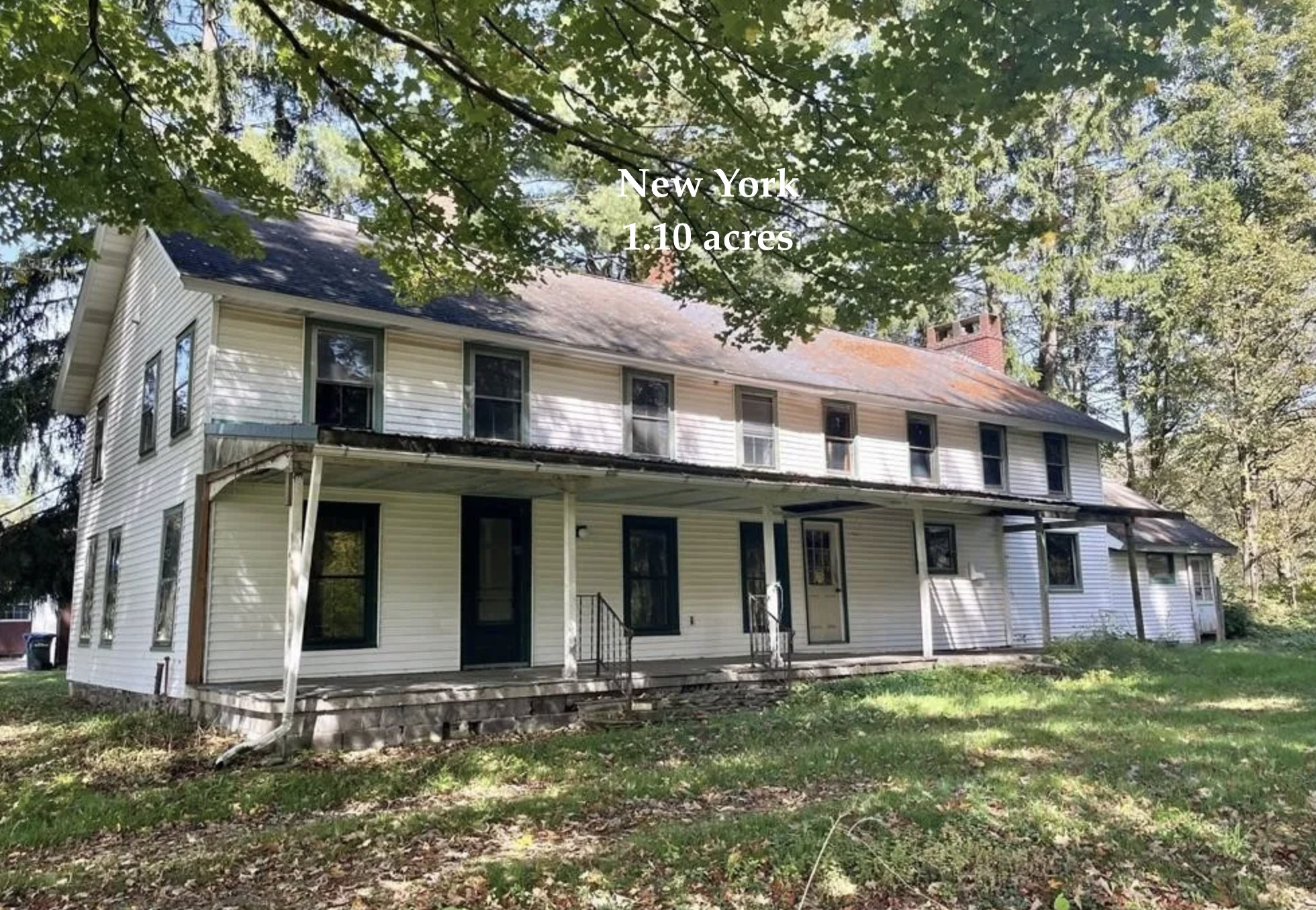 c.1820. New York Farmhouse For Sale on 1.1 Acre With beautiful View ...