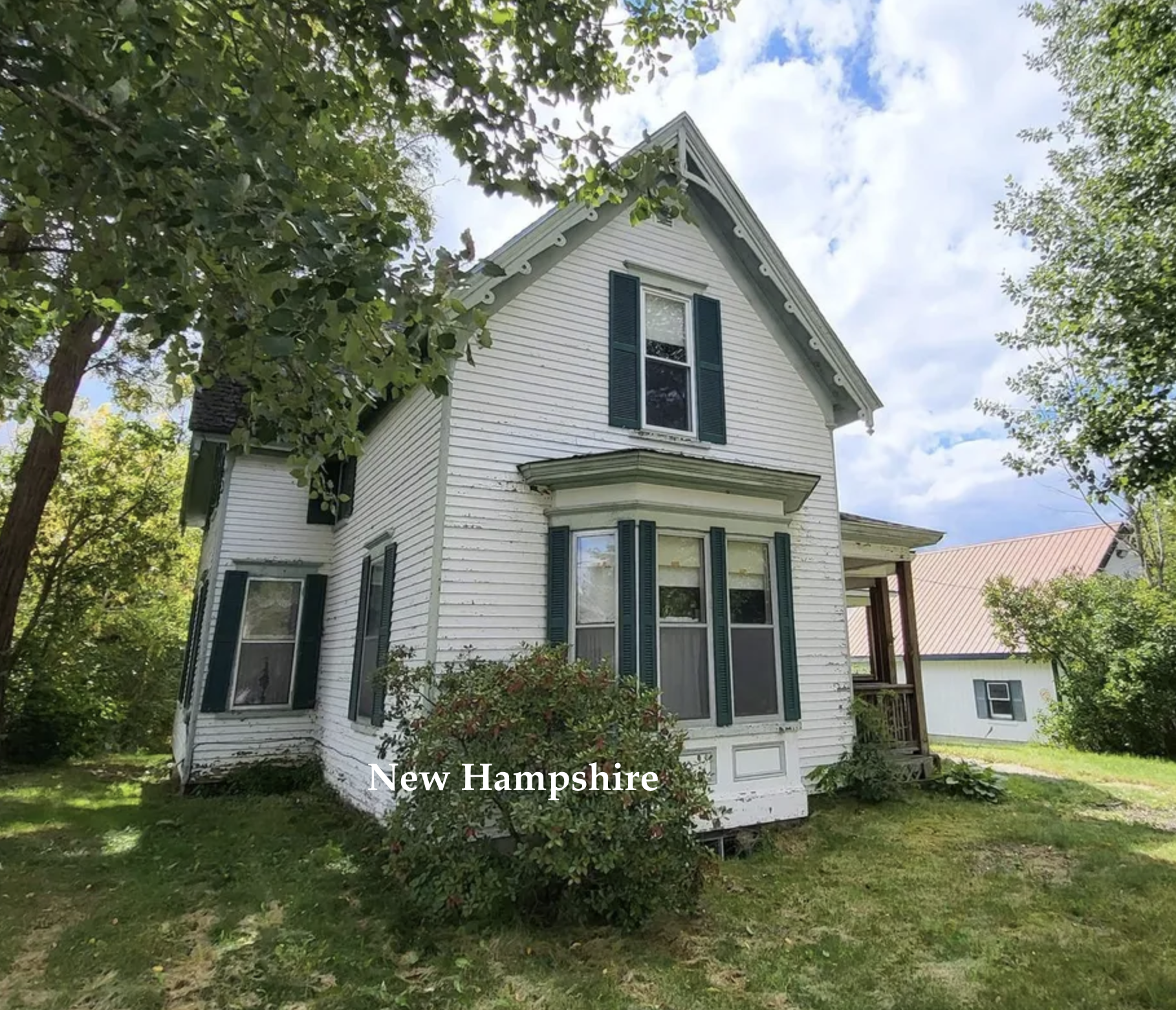 c.1890 New Hampshire Handyman Special Victorian For Sale $175K