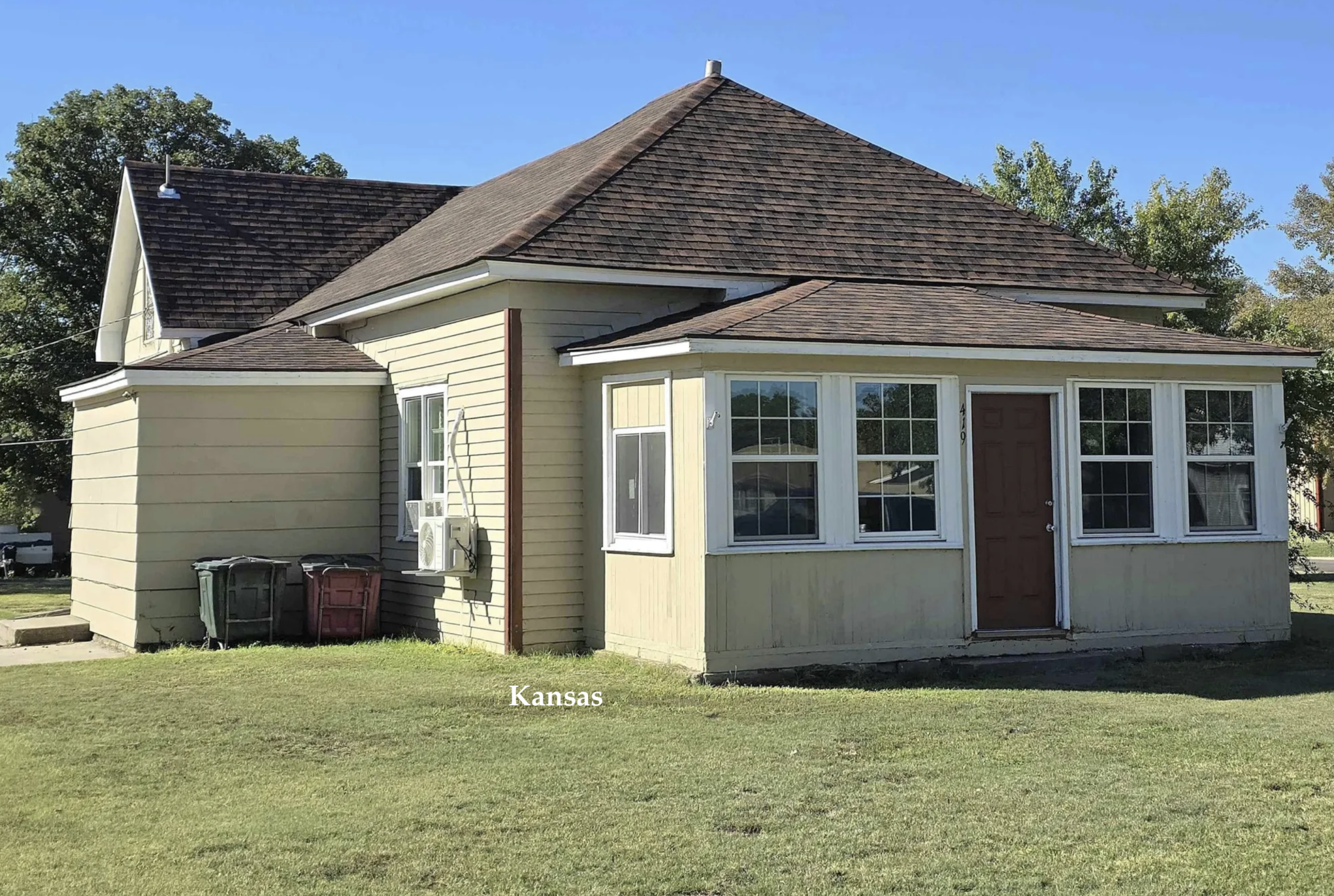 c.1908 Three Bedroom Affordable Kansas Home For Sale $55K