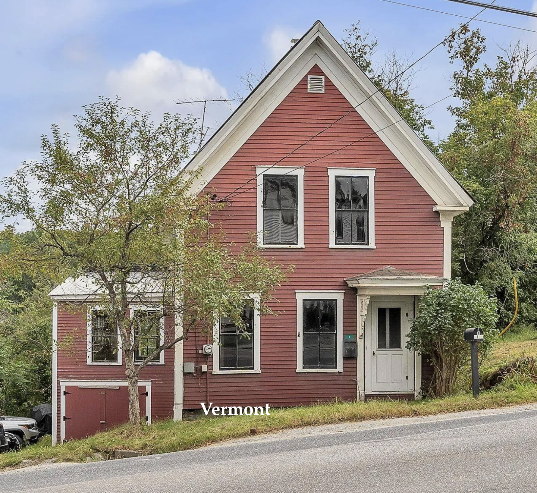 c.1840 Vermont Home For Sale in Quaint Village Overlooking a Waterfall ...
