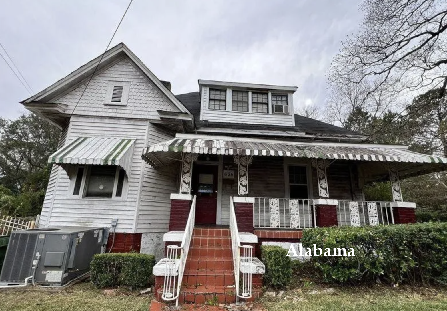 c.1900 Six Bedroom Alabama Fixer Upper Victorian Cottage Reduced to ...