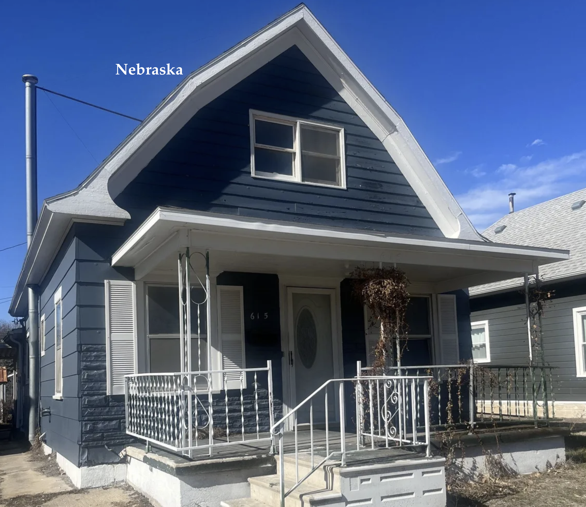 c.1900 Three Bedroom Affordable Nebraska Home Under $59K