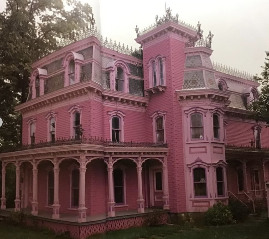The 1860s Pink Victorian-Era Abandoned Mansion in New York: A Forgotten ...