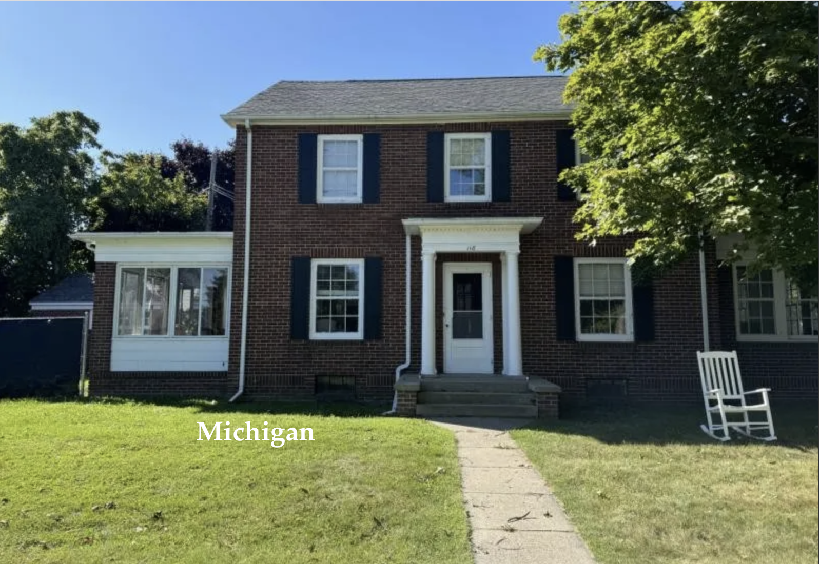 c.1952 Traditional-Style Michigan Home For Sale Under $185K