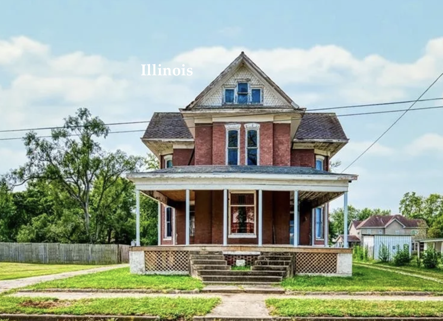 Under $75K Thursday - c.1875 Brick Illinois Handyman Special With ...