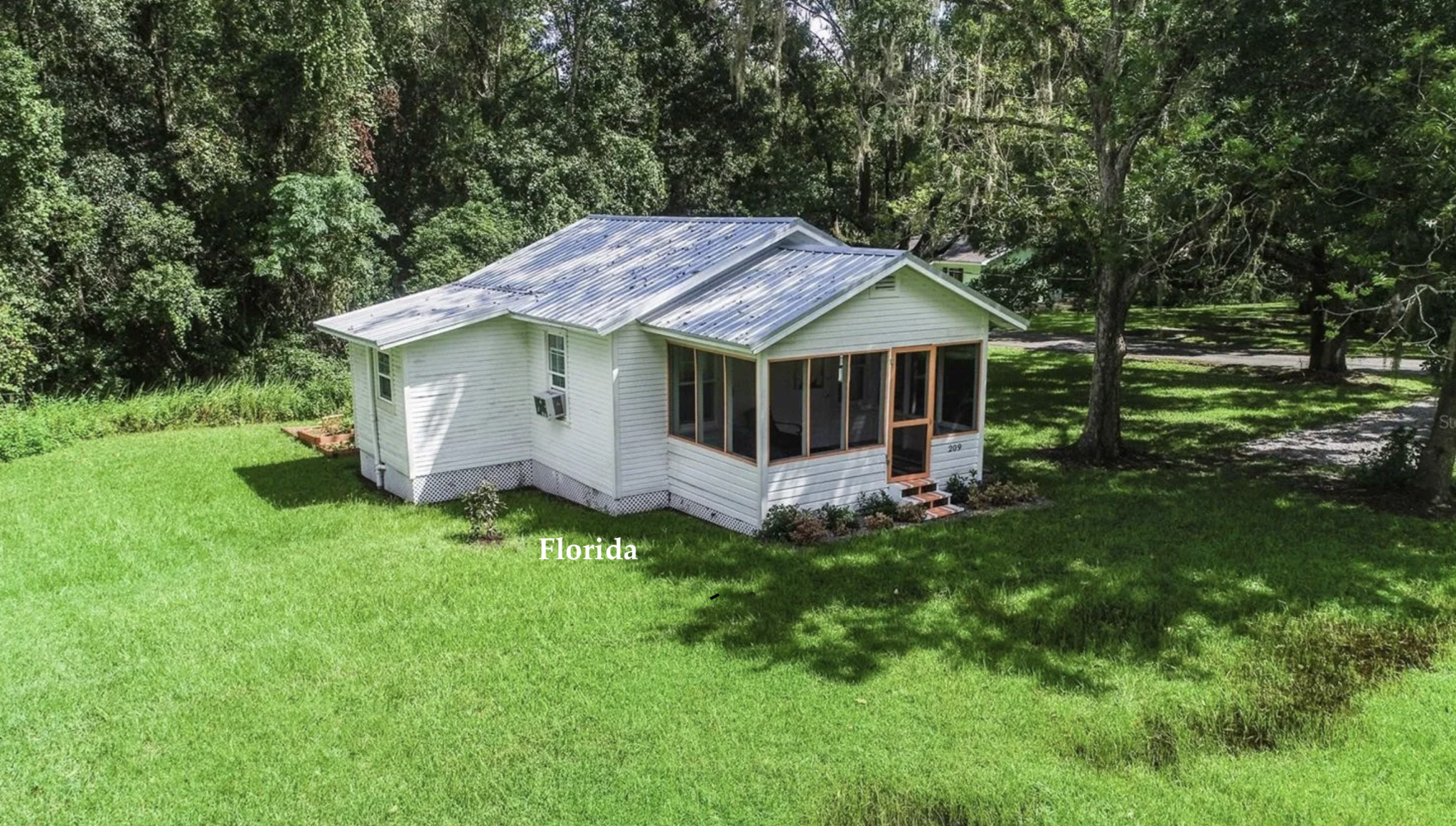 Cute c.1910 Florida Tiny House For Sale $169K