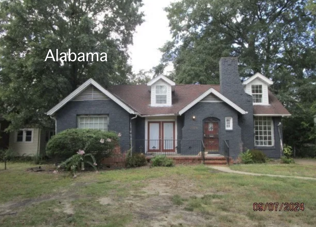 Under $100K Sunday - c.1943 Alabama Home For Sale Reduced to Under $68K