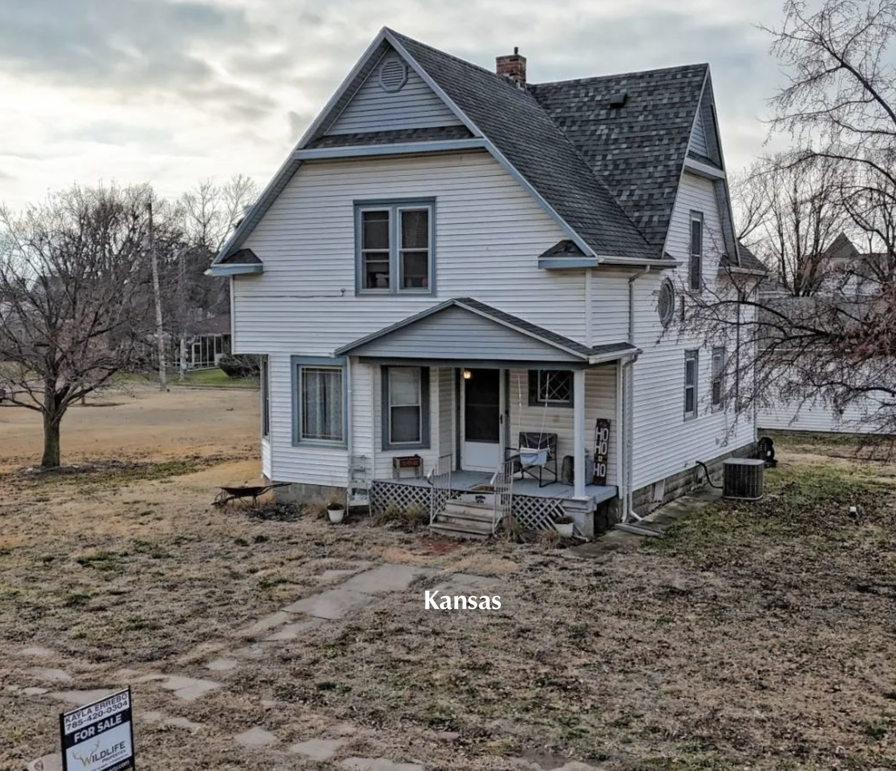 Under $100K Sunday - Three Bedroom Kansas Home For Sale With Unpainted ...