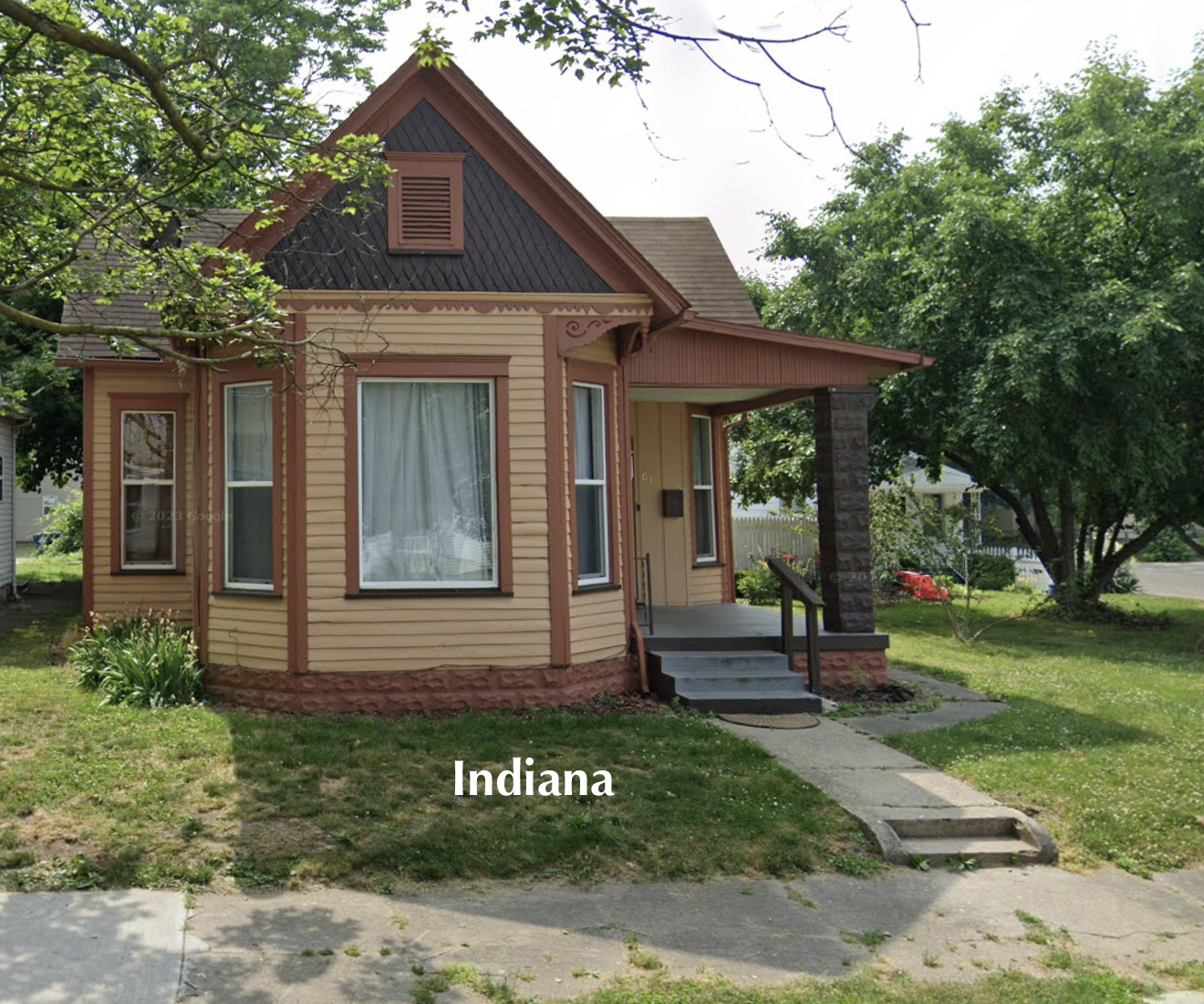 Under $75K Thursday - c.1884 Indiana Victorian For Sale $70K