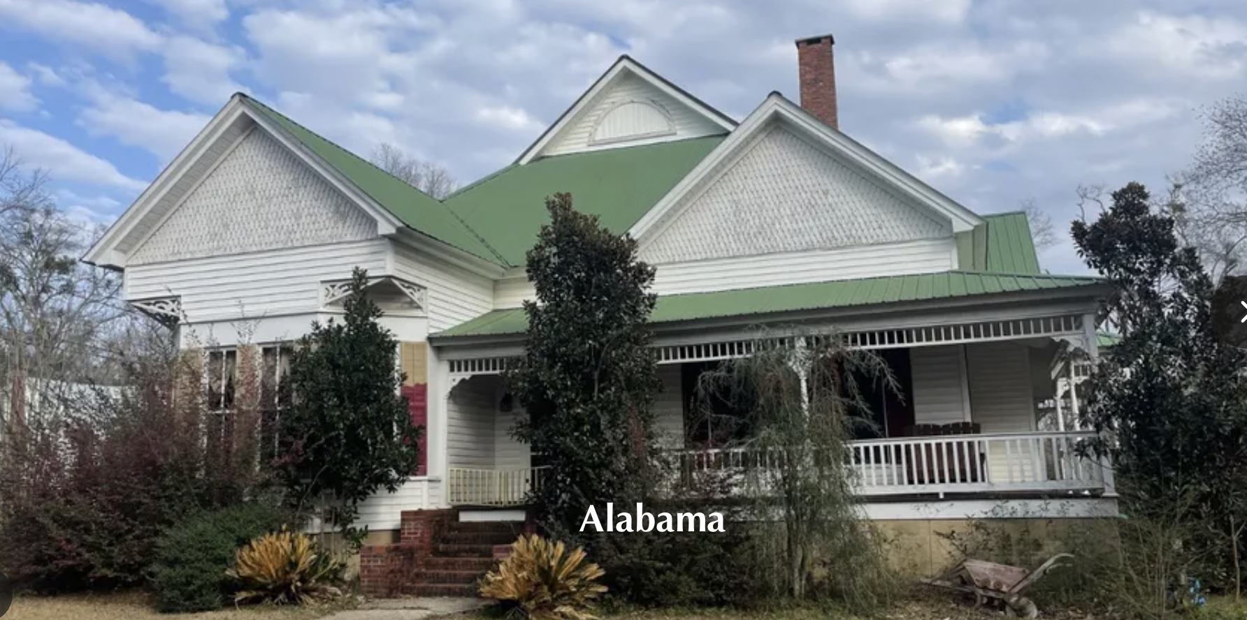 c.1895 Three Bedroom Alabama Home For Sale $185K