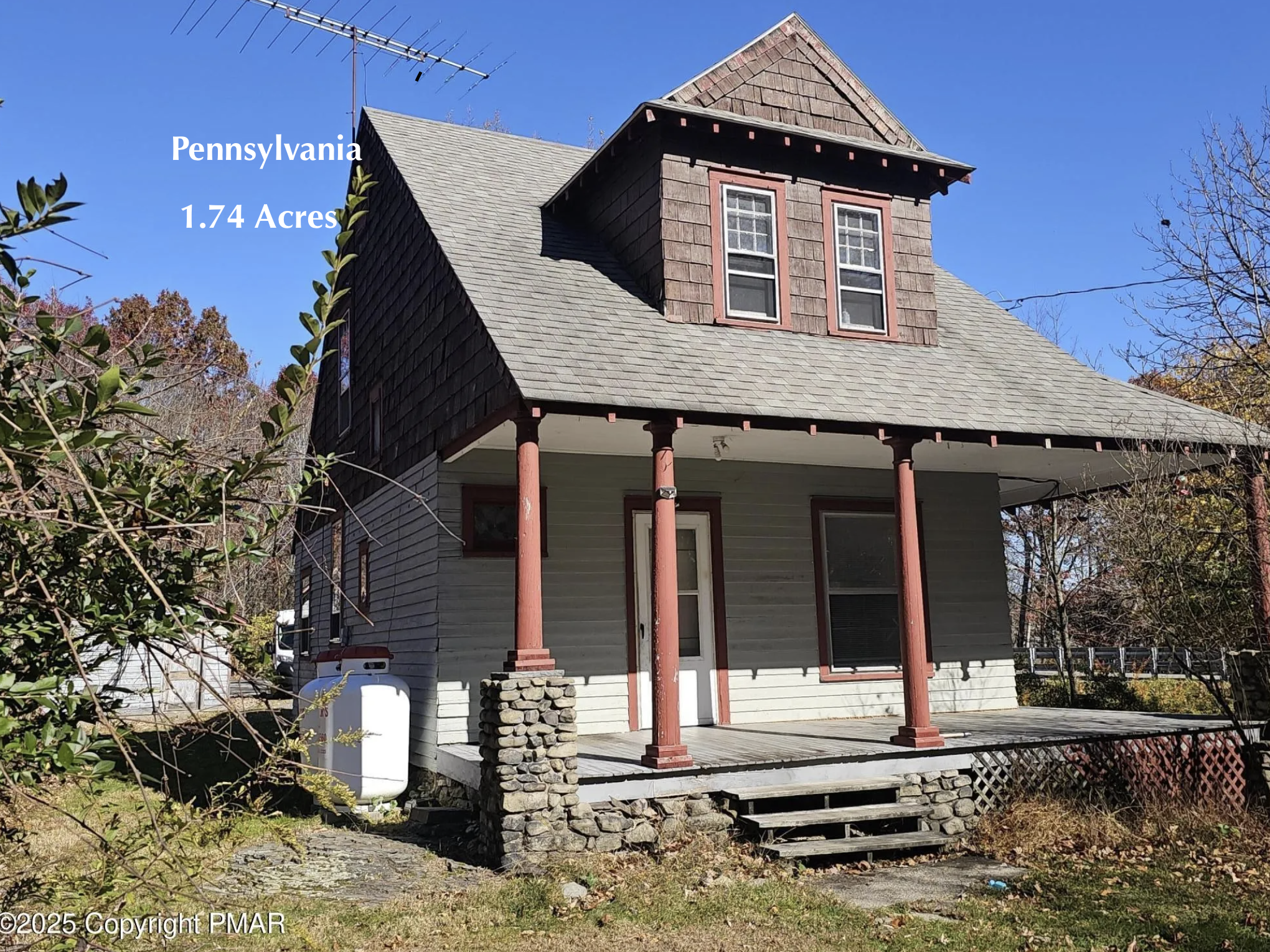 c.1902 Pennsylvania Country Home on 1.74 Acres Under $165K
