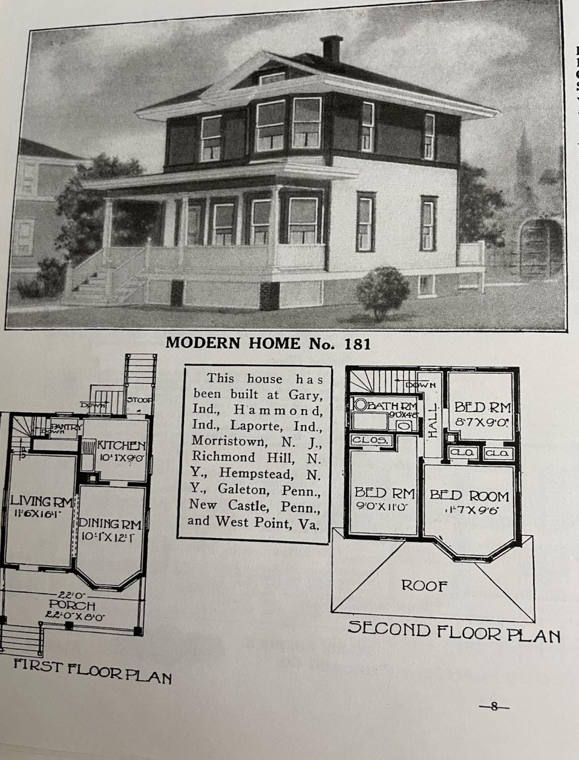 c.1918 Illinois Sears House For Sale Reduced to Under $40K